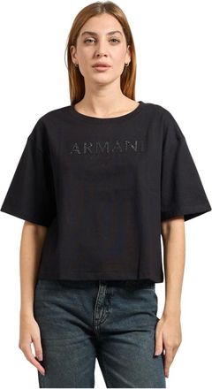A|X Armani Exchange Femme, Tops, Noir, Taille: 44 FR T-shirts et Polos noirs