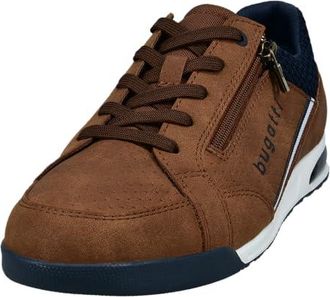 Bugatti Chaussures daffaires à lacets pour homme, Cognac Dark Blue 6341, 40 EU