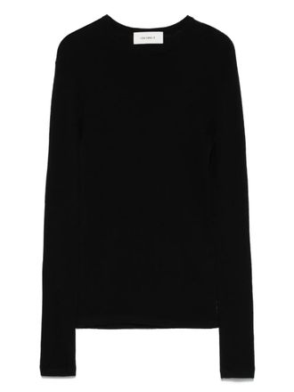 Lisa Yang Pullover mit Rundhalsausschnitt - Schwarz