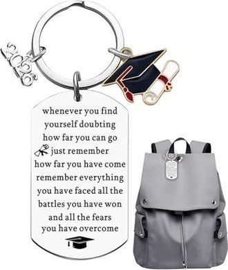 Generico Porte-cl&eacute;s de remise de dipl&ocirc;me - Cadeau portable pour dipl&ocirc;m&eacute; - Porte-cl&eacute;s de remise de dipl&ocirc;me d&eacute;tudes secondaires, universit&eacute;, fille, amie, petit-f