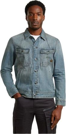 G-Star Homme, Vestes, Bleu, Taille: L Veste Slim Trap&egrave;ze