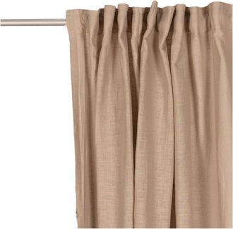 Schöner Leben Bio Gardine Bio Baumwolle Leinen Leinenstruktur Uni Sand 140x270cm