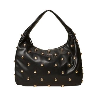 Twinset Studded Shoulder Bag - - Bags - Damen - Schwarzk - ONE SIZE