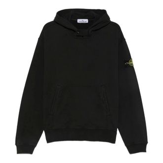 Stone Island Herren, Sweatshirts & Hoodies, Schwarzk, LGr&ouml;&szlig;e