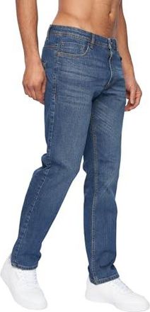 Duck and Cover Duck and Cover - Jean d&eacute;contract&eacute; coupe slim pour homme, Hydras / Mid Wash, 34 W/30 L