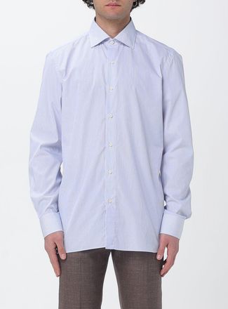 Borrelli Napoli Chemise Homme couleur Bleu Azur