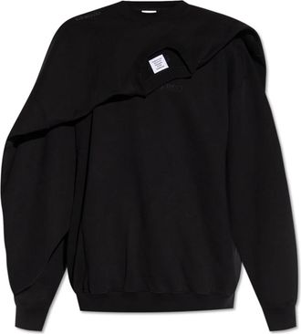 VETEMENTS Sweatshirt mit dekorativer Verzierung - - Sweatshirts & Hoodies - unisex - Schwarzk - XS