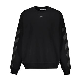 Off-white Logo Sweatshirt - - Sweatshirts & Hoodies - Herren - Schwarzk - XL