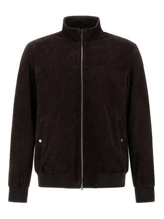 Herno Lederjacke - Braun