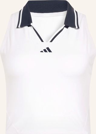 adidas Cropped-Top Tennis Climacool Crop Tank Pro weiss