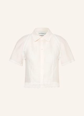 Claudie Pierlot Claudie Pierlot Hemdbluse Mit Spitze weiss