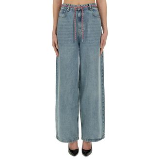 Moschino Pantalone - - Jeans - Damen - Blau - W26