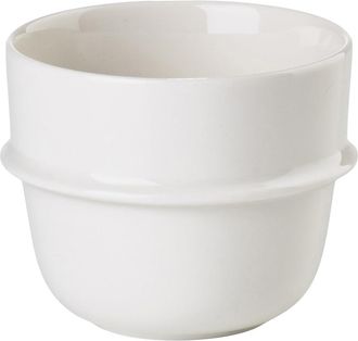 Zone Denmark Eau Kaffeetasse - Elegante Porzellan Kaffeebecher - Stapelbar & Spülmaschinenfest - Skandinavisches Design - 25 cl, Ø 8,5 cm - Offwhite