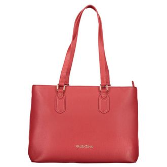 Mario Valentino Mario Valentino Rosso Polyurethan Damenhandtasche mit Rei&szlig;verschluss und F&auml;chern