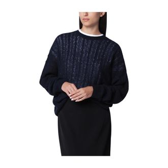 Lisa Yang Amabel Pullover - - Knitwear - Damen - Blau - XS