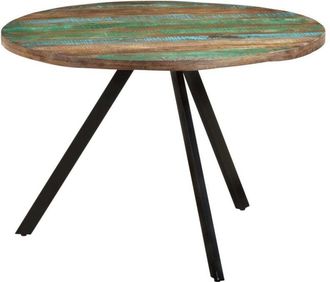vidaXL Vidaxl - Table &agrave; manger 110x75 cm Bois massif de r&eacute;cup&eacute;ration