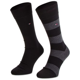 Tommy Hilfiger Lange Socken Tommy Hilfiger 342021001 Schwarz