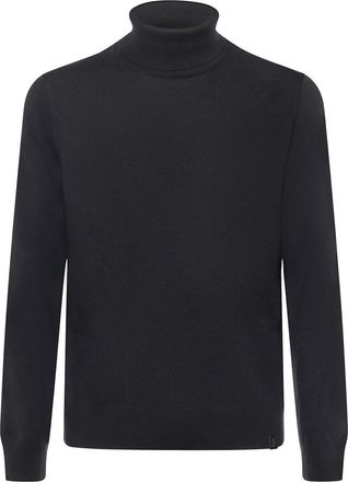 Fay Pull Col Roulé - Noir