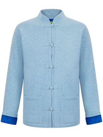Shanghai Tang cardigan Tang en cachemire - Bleu