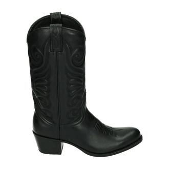 Sendra Western Schwarzer Lederstiefel - - Shoes - Damen - Schwarzk - 37 EU