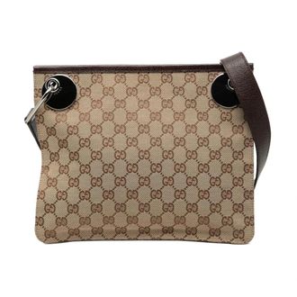 Gucci Sac bandouli&egrave;re vintage en toile monogramme GG Pre-owned - Femme - Pre-owned - Brun - Taille: ONE Size