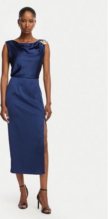 Rinascimento Rinascimento Coctailkleid CFC0128801003 Blau Slim Fit