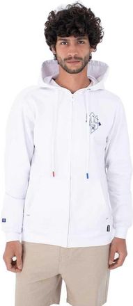 Hurley Herren M Kai Lenny Fleece Zip Kapuzenpullover, weiß, XL