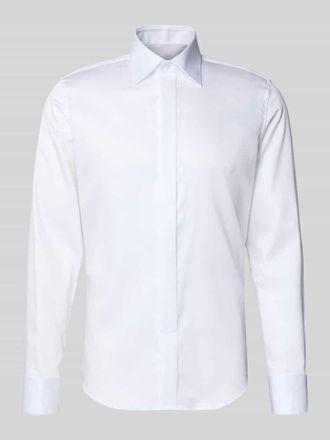 Seidensticker Slim Fit Business-Hemd aus Baumwolle mit Kentkragen