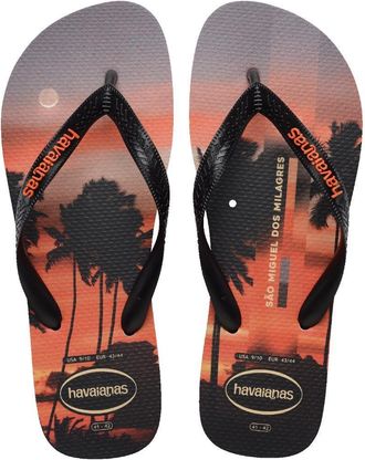 Havaianas Herren HAV. Top Surfer I Flipflop, Steel Grey Black Sunset Orange