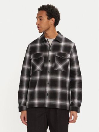 HUGO BOSS Hugo Hemd Enalu 50520104 Schwarz Oversize