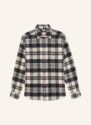 Reiss Reiss Flanell-Overjacket Crosby grau