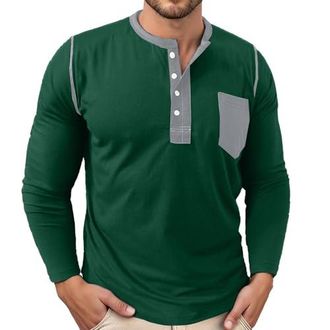 Generic T-shirt d&eacute;contract&eacute; pour homme avec design bloc de couleur et poche de poitrine. T-shirt confortable &agrave; col rond pour une utilisation quotidienne en au