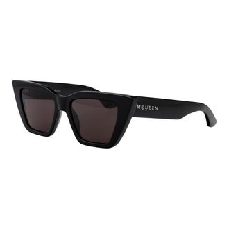 Alexander McQueen Am0507S Cat-Eye-Sonnenbrille - - Accessories - Damen - Schwarzk - 52 MM