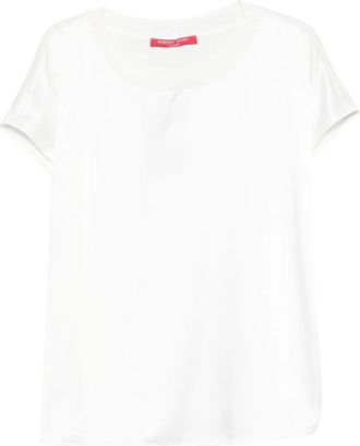 Marina Rinaldi Femme, Tops, Blanc, Taille: 38 FR Mrslirica