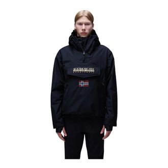 Napapijri Homme, Vestes, Noir, Taille: 2XL Veste Anorak Rainforest Next Noire