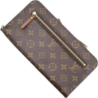 Louis Vuitton unisex, Pre-owned, Brun, Taille: ONE Size Portefeuille en toile Vintage Pre-owned