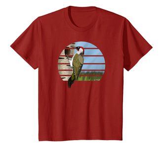 jz.birds Gr&uuml;nspecht Vogel Singvogel Vogelfreund Ornithologe Biologe T-Shirt