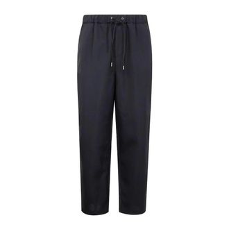 OAMC Oamc, Femme, Pantalons, Noir, Taille: 44 FR Pantalon D&eacute;contract&eacute; &agrave; Taille Couliss&eacute;e