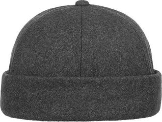 LIPODO Bonnet Docker Homme - pour lhiver en Tricot Bonnets Docker, avec Doublure Hiver Automne-Hiver - Taille Unique Anthracite