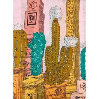 Inou&iuml;toosh Foulard Tequila en lin