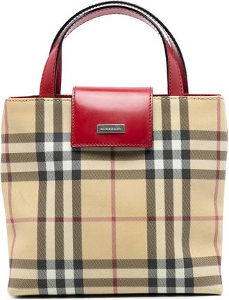 Burberry Crossbody Bags - House Check Coated Canvas Handbag - Gr. unisize - in Braun - f&uuml;r Damen