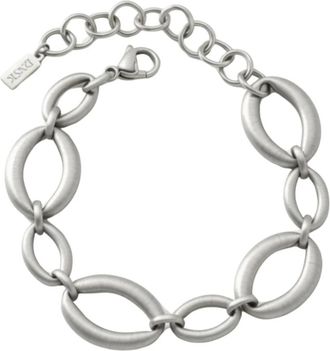 Dansk Copenhagen Femme, Accessoires, Gris, Taille: ONE Size Sigrid Waterproof Silver Stainless Steel Bracelet - Brushed Finish