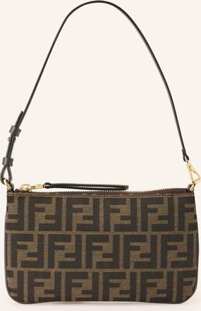 Fendi Schultertasche Baguette braun