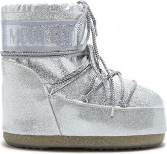 Moon Boot Icon Low Glitter Argent 1409440 H001, argent, 40 EU
