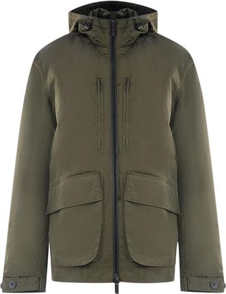Lyle & Scott Jacke f&uuml;r Herren, mit Kapuze (Gr&uuml;n)