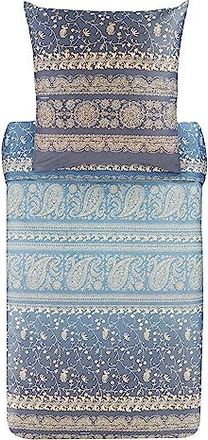 Bassetti Brenta Bettwäsche + 2 Kissenhüllen aus 100% Baumwollsatin in der Farbe Perlgrau G1, Maße: 200x200 + 2 K 80x80 cm - 9325858