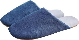 Generic Pantoufles silencieuses | Pantoufles japonaises | Claquettes plates de loisirs | Sliders dautomne de couleur unie | Claquettes antidérapantes pour fem