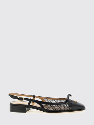 Valentino Garavani Valet Du Roi Ballerinas aus Leder und Mesh-Nylon