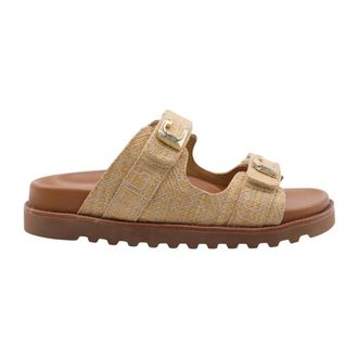 Lola Cruz Zilver Sliders - - Shoes - Damen - Beige - 41 EU