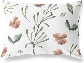 Bonamaison Le Jardin du Lin Kissenbezug Zierkissenbezug Motiv Zufälliges Kissenbezug, Für Bett, Auto, Sofa, Haus, Wohnzimmer, Schlafzimmer, Dekoration, 45x60 Cm 